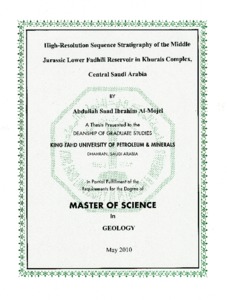 High-Resolution Sequence Stratigraphy of the Middle Jurasic Lower ...