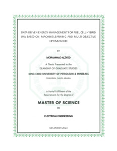 Data-driven Energy Management for Fuel Cell Hybrid UAV based on Machine ...